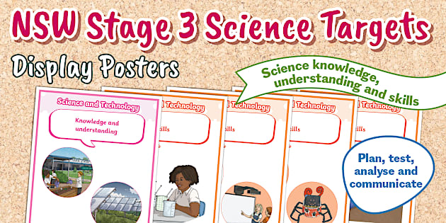 NSW Stage 3 Science Targets Display Posters