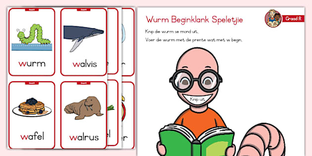 Graad R Klanke Drukbare Speletjie w (teacher made) - Twinkl