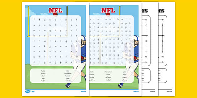 Football Word Search (teacher made) - Twinkl