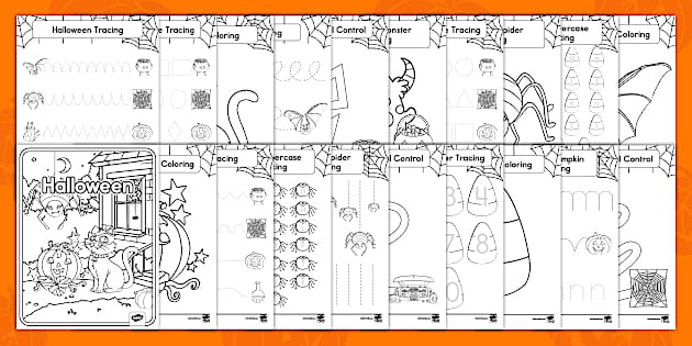 Halloween Toddler Busy Book (Hecho por educadores) - Twinkl