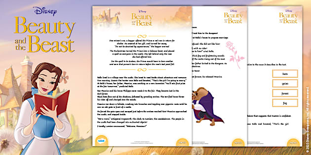 Beauty and the Beast: Reading Comprehension [Ages 7-9]