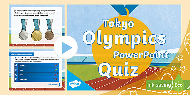 Tokyo Olympics PowerPoint Quiz (Hecho por educadores)
