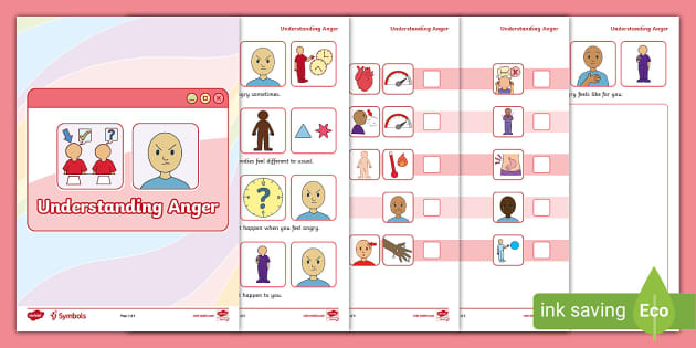 Twinkl Symbols: Understanding My Emotions - Anger - Twinkl