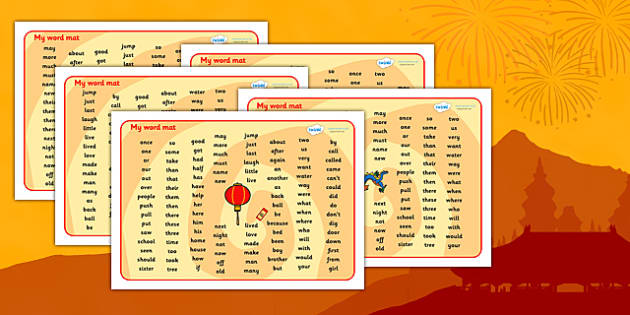 Chinese New Year Word Mat KS2 (Hecho por educadores)