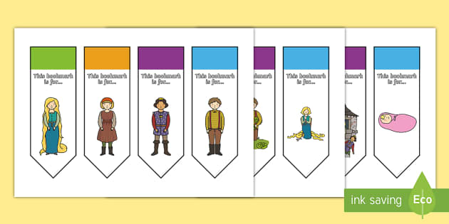 Rapunzel Editable Bookmarks Teacher Made Twinkl 4543