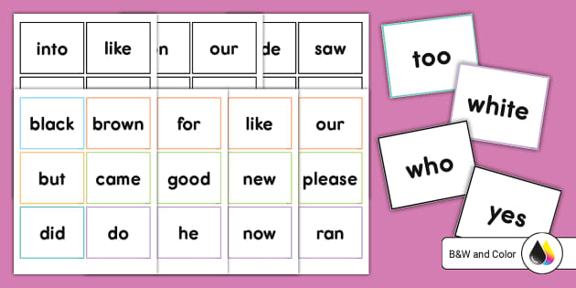 How to teach sight words to ESL students. - Twinkl
