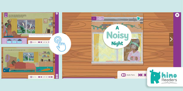 Level 1 Unit 1 Reading Scheme Book: A Noisy Night - Twinkl