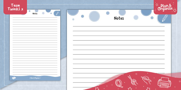 Australian Teacher Planner | Notes Pages (teacher made)