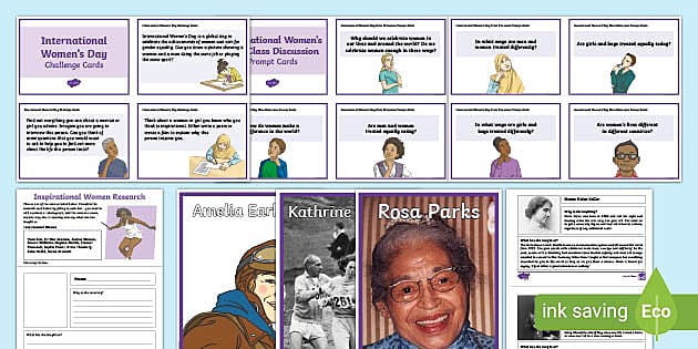 International Women's Day UKS2 Activity Pack (Teacher-Made)