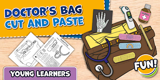 Doctor's Bag Cut and Paste Activity (l'enseignant a fait)