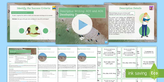 GCSE Creative Writing: Developing Description Lesson Pack