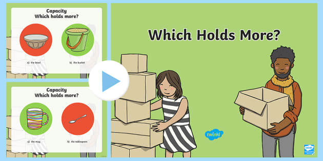 Which Holds More? PowerPoint - Twinkl