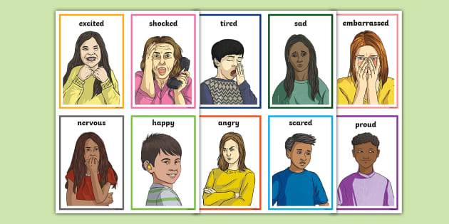 ESL Feelings Cards KS2 (teacher made) - Twinkl
