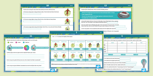 👉 KS2 Top Cards: Euro 2020 (Summer 2021) Maths Questions