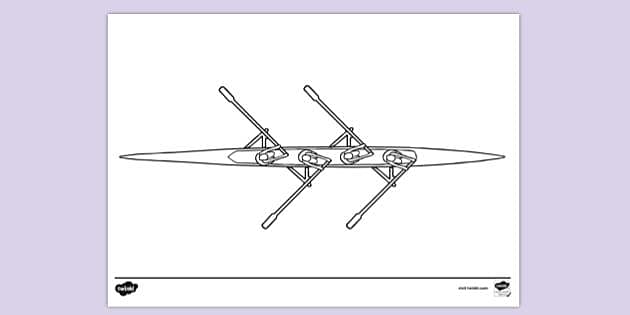 Coxed 4 Colouring | Colouring Sheets
