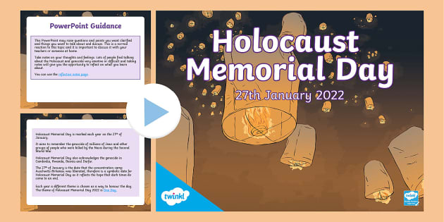 2022 Holocaust Memorial Day PowerPoint KS2 (teacher made)