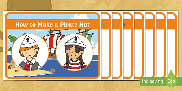 How to Make a Pirate Hat (teacher made)