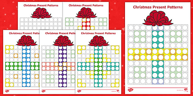 👉 Christmas Presents Number Shape Activity Pack