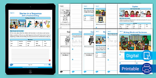 ELP Standards Test Prep for 1st-2nd Grade: Writing for ELL
