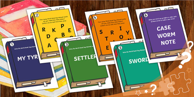 World Book Day Book Hunt Puzzles - Twinkl - Kids Puzzles