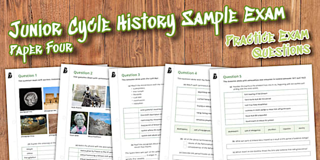 Junior Cycle History Sample Exam Paper 4