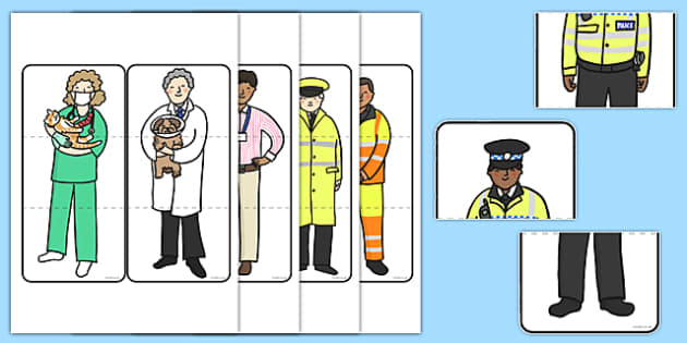 People Who Help Us Puzzle Game - People who help us, Game