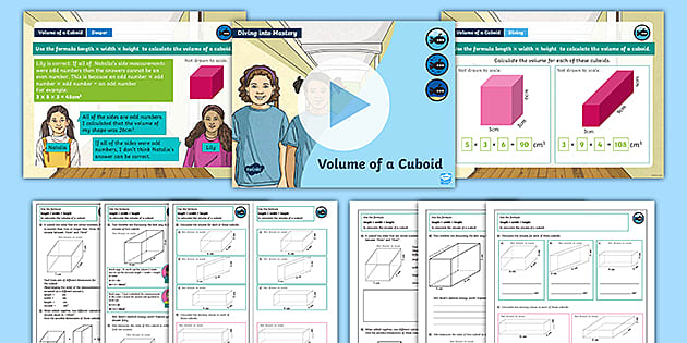 👉 Complements White Rose Maths Year 6 Volume of a Cuboid