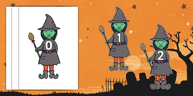 Halloween-themed 0-30 Display Numbers (teacher made)