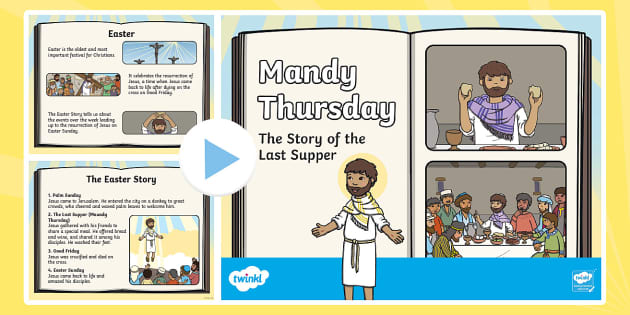 KS1 Maundy Thursday PowerPoint (teacher made) - Twinkl