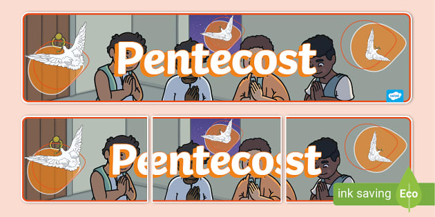 Pentecost Display Banner (teacher made)