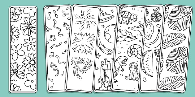 * NEW * Marque-pages à colorier - Twinkl Organisation