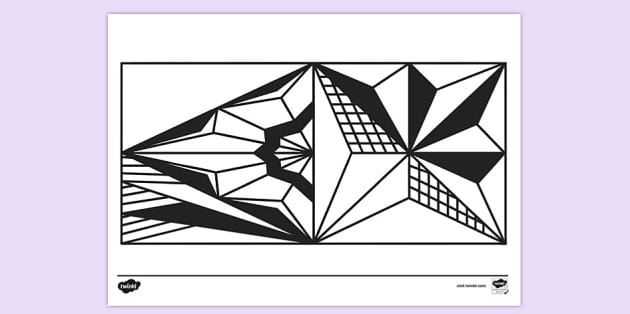 FREE! - Pandanus Leaf Siapo Patterns Colouring | Colouring Sheets