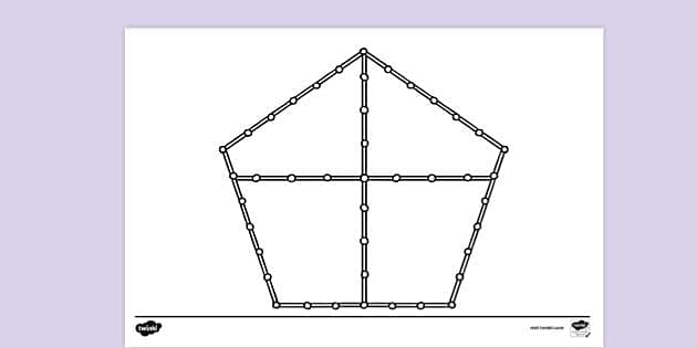 pentagonal field Colouring | Colouring Sheets (Teacher-Made)
