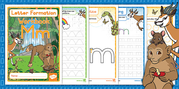 Grade 1 Letter Formation Workbook - Mm (teacher made)