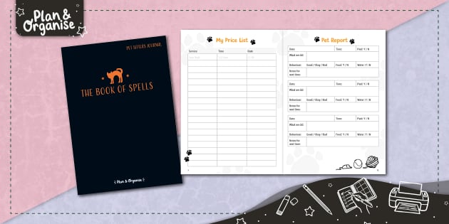 Pet Sitters Journal | National Cat Day (teacher made)