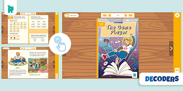 Level 5 Week 5 Decoders Book: The Game Player (teacher made)