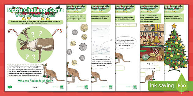 Christmas Maths Challenge Game | Years 3-4 | Twinkl - Twinkl