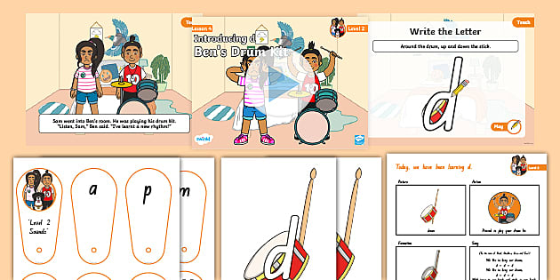 NZ Phonics: Level 2: Week 2: Lesson 4: 'd' (teacher made)