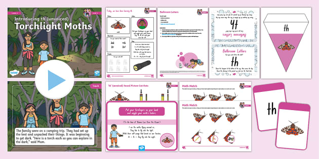 Twinkl Phonics Level 3 Week 3 Lesson 2 Pack: 'th' (unvoiced)