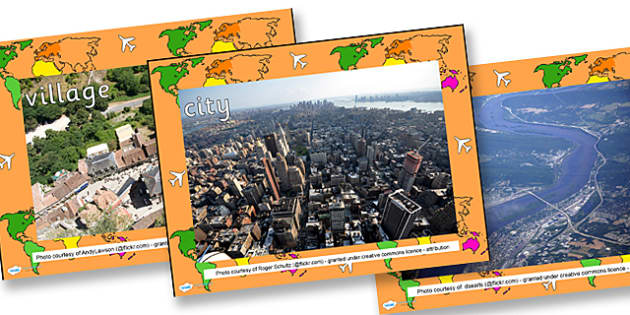 Aerial Photo PowerPoint (teacher made) - Twinkl