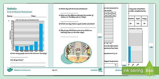 👉 Year 4 Statistics End-of-Unit Assessment (teacher made)