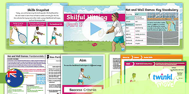 Year 3 Net and Wall Games Lesson 5: Skilful Hitting Part 2