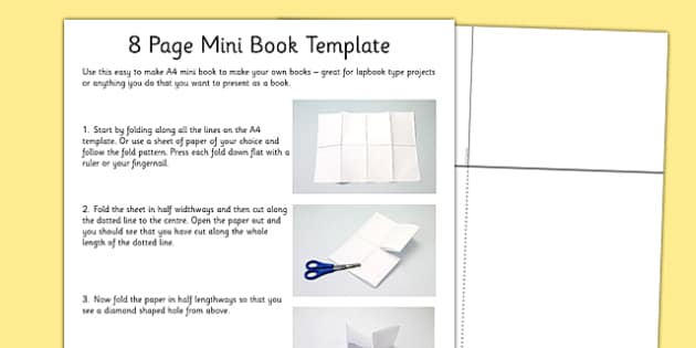 Zine Template English Resources Printable Crafts
