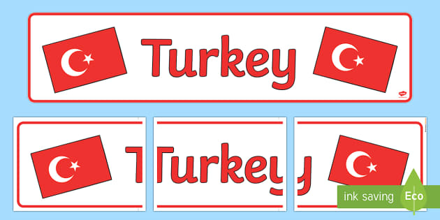 FREE! - Turkey Display Banner (teacher made)