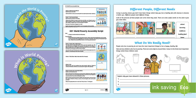 Global Poverty Lesson Plan And Assembly Pack (Teacher-Made)