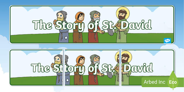 Saint David Story Themed Banner (teacher made)