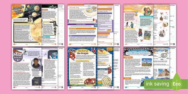 UKS2 February Reading Comprehension Activity Pack - Twinkl