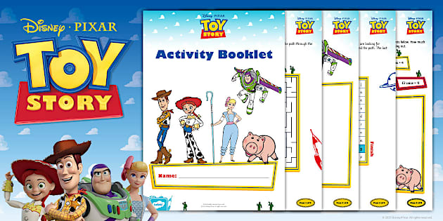 Toy Story: Activity Book - [Ages 7-11] (teacher made)