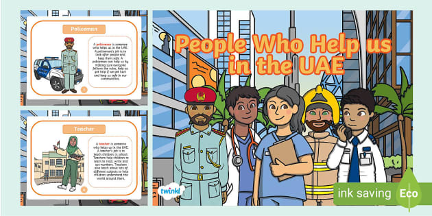 People Who Help Us in the UAE PowerPoint E-Book - EYF