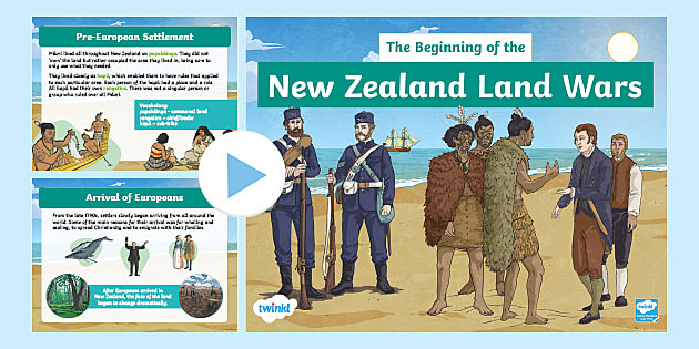 The Beginning of the New Zealand Land Wars (teacher made)
